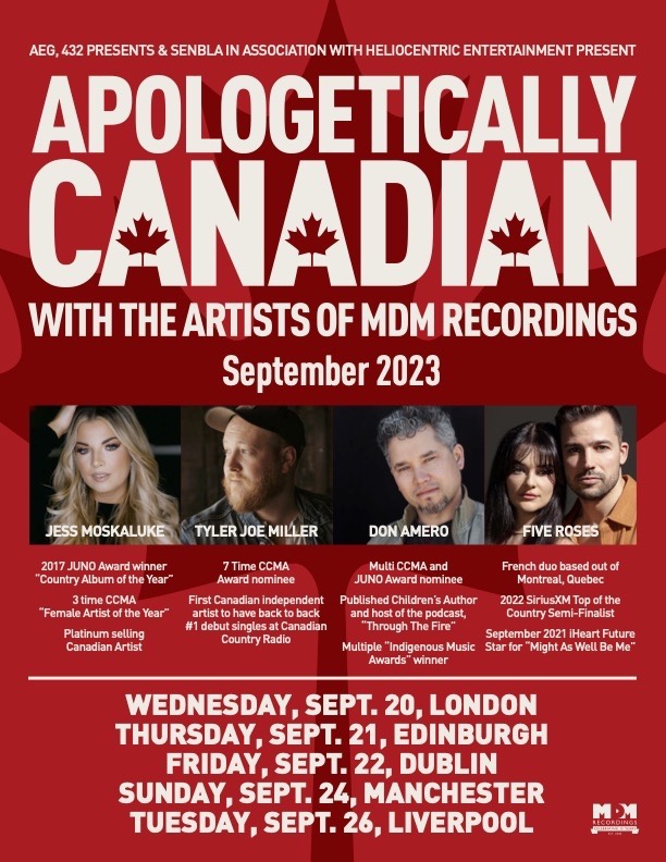Apologetically Canadian with the artists of MDM Recordings – Live ...